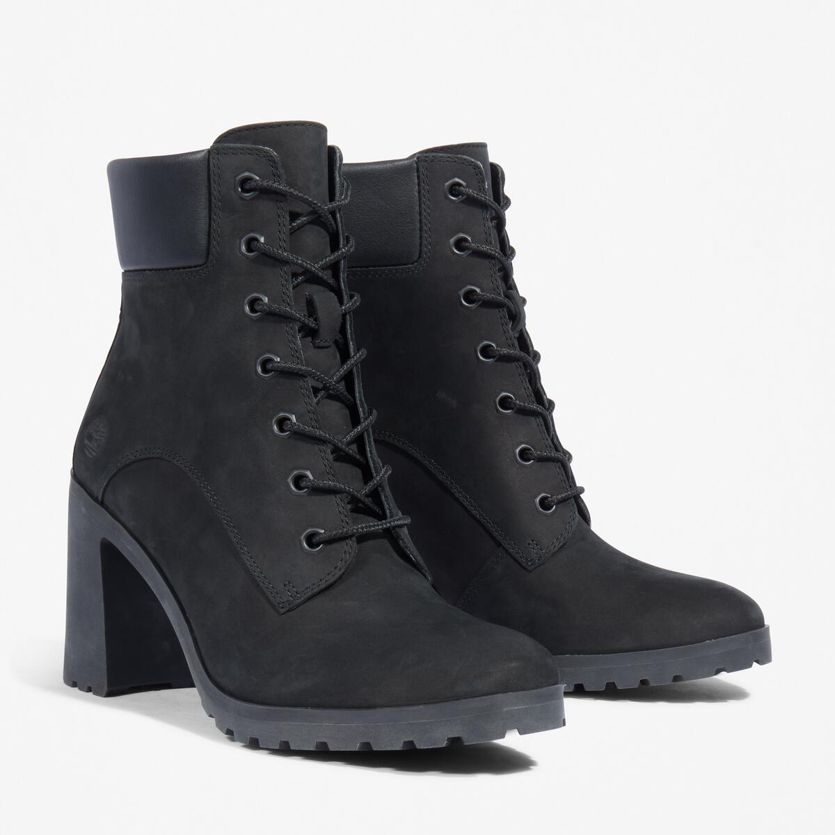 Buy Women s Allington 6 Inch Boot in Black Nubuck Online at TIMBERLAND Timberland NZ