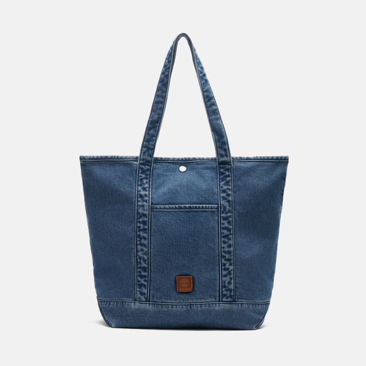 Buy Denim Easy Tote in High Tide Blue Wash - Online at TIMBERLAND ...