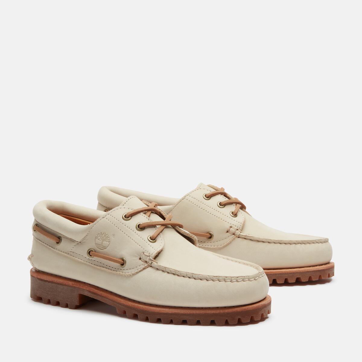 Buy Men's Authentic 3-Eye Classic Lug in Light Beige Nubuck - Online at ...