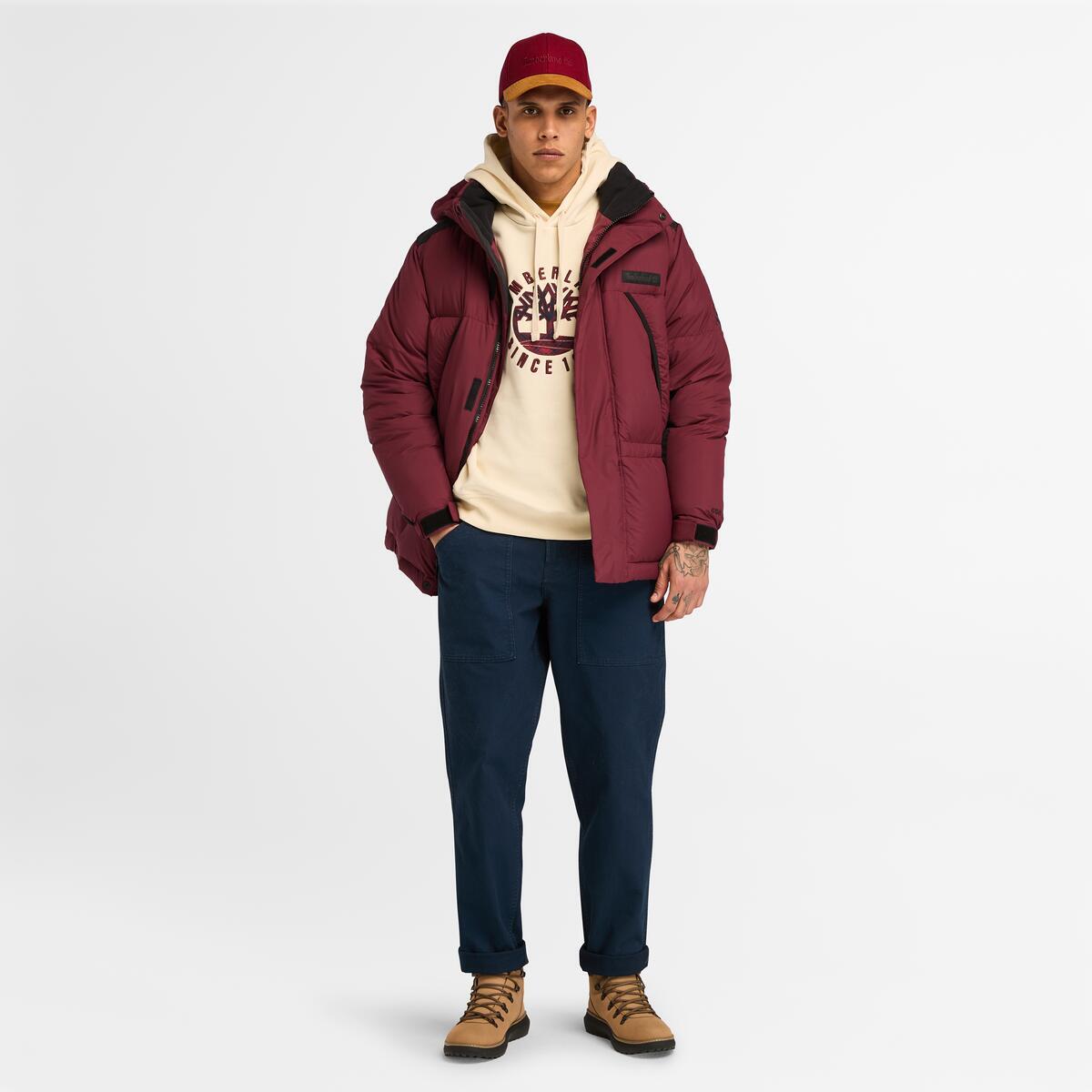 Buy Men's Howker Puffer Parka in Tawny Port - Online at TIMBERLAND ...