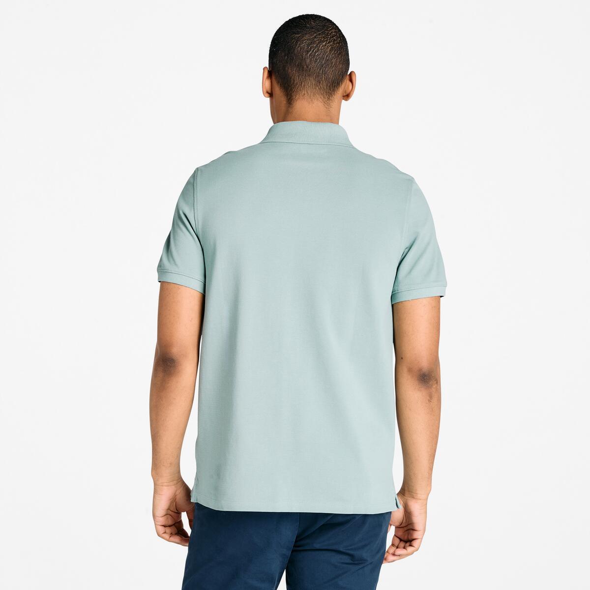 Buy Men's Millers River Pique Polo in Silver Blue - Online at ...