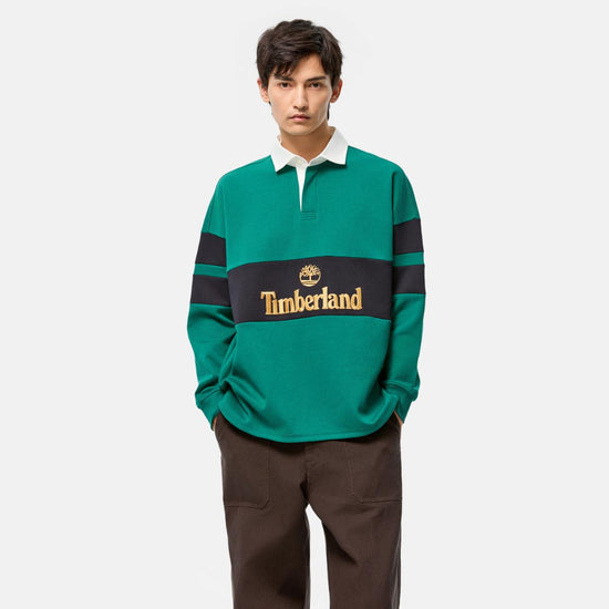 Buy Unisex Tokyo Design Collective Rugby Shirt in Alpine Green - Online ...
