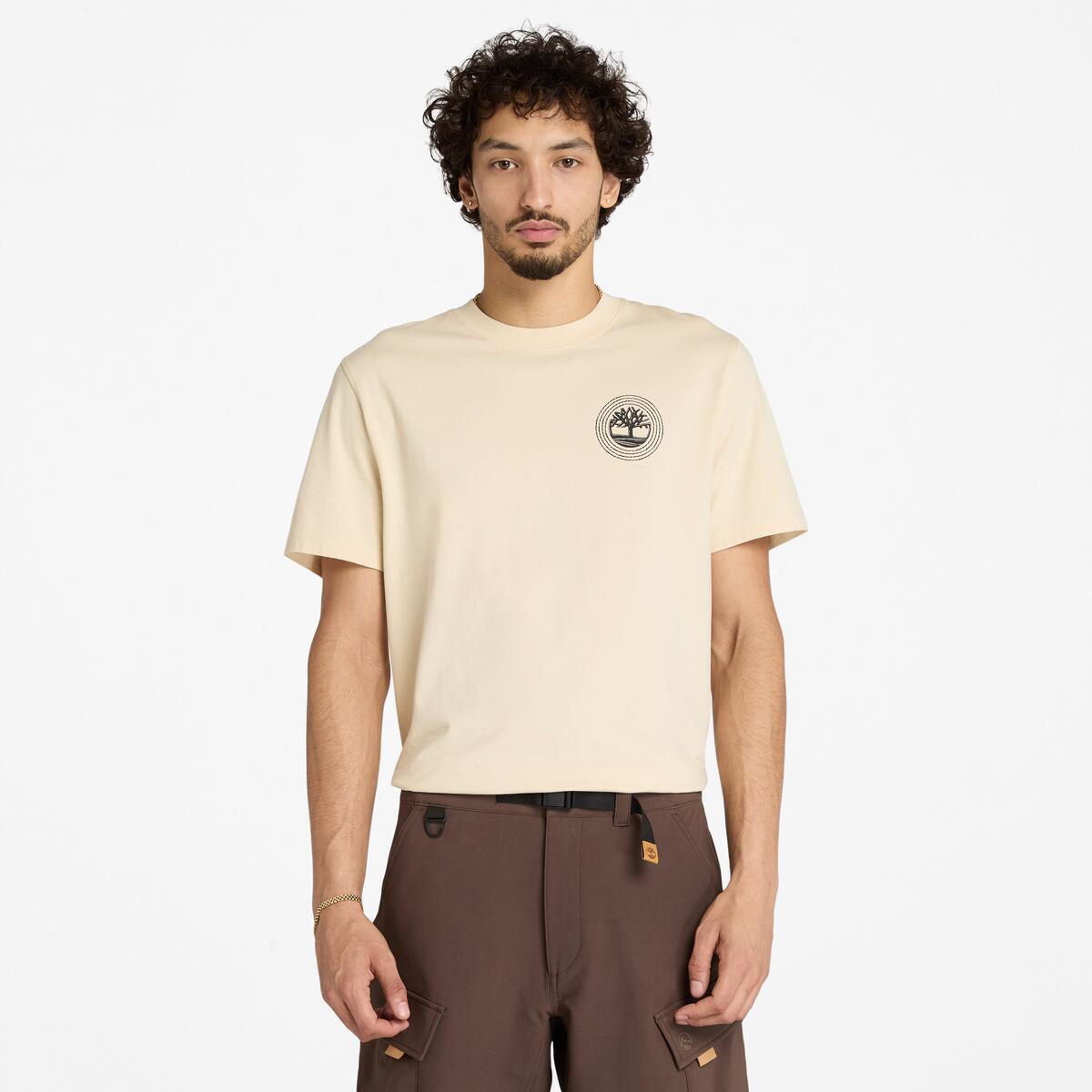 Buy Unisex Back Tree Logo Tee in Angora - Online at TIMBERLAND ...