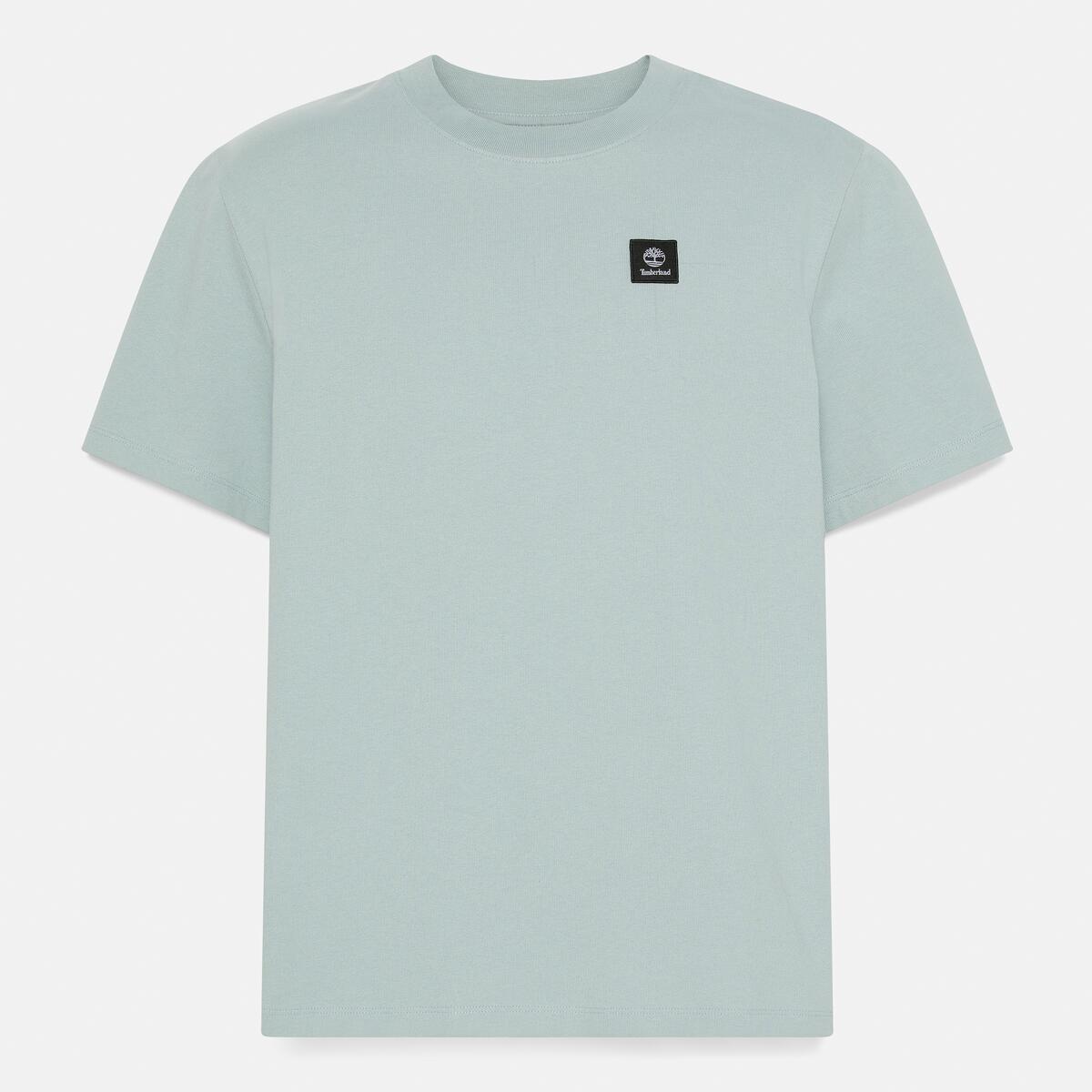 Buy Unisex Woven Badge Tee in Silver Blue - Online at TIMBERLAND ...