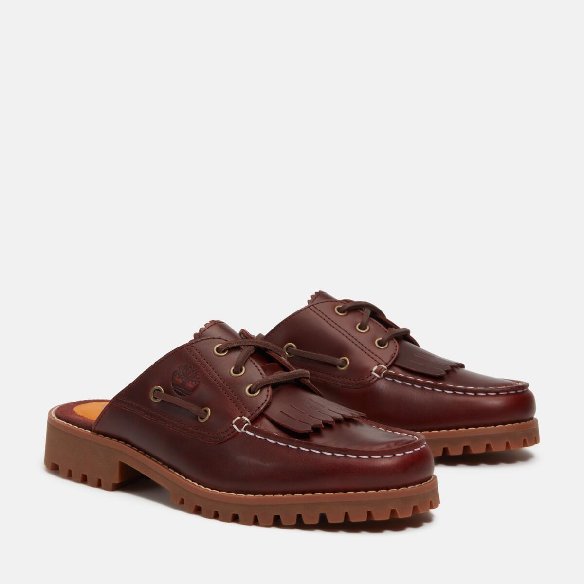 Buy Women's Noreen Mule in Burgundy Full Grain - Online at TIMBERLAND ...